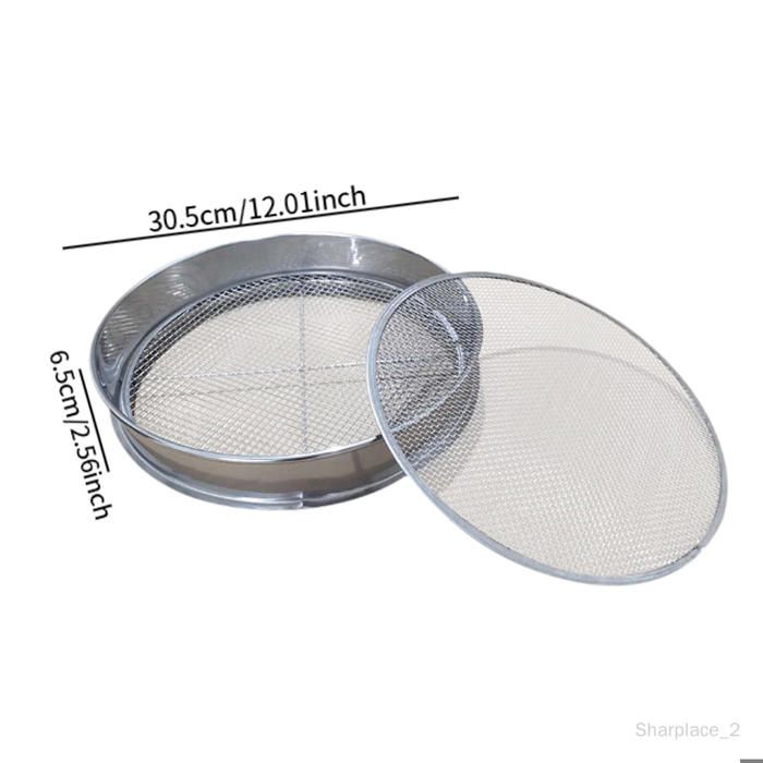 Garden Soil Tamion en acier inoxydable Fine Mesh pour tamiser le les ...