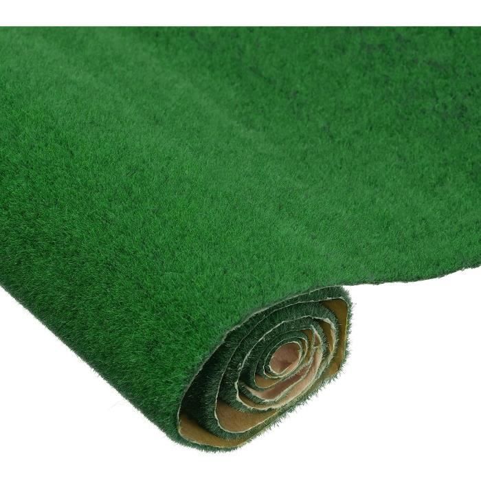 Tapis De Gazon Artificiel Vert Foncé 35 Cm X 1 M[H2297] - Cdiscount Jardin