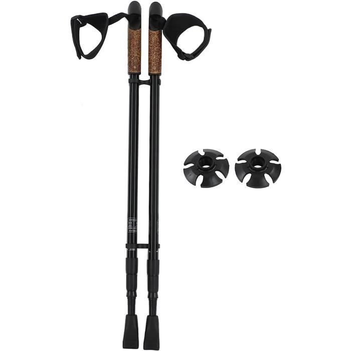 1 Paire De Bâtons De Trekking Bâtons De Randonnée Pliables, Bâtons De ...