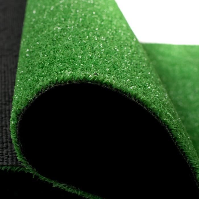 TAPISO Gazon Artificiel Synthétique Fresh Garden - Vert - 100% Polypropylène - Intérieur ...