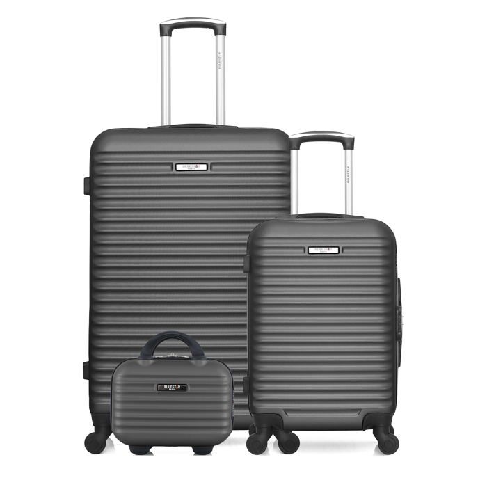 LOT DE 3 - Valises grand format, cabine et vanity BRAZILIA - gris ...