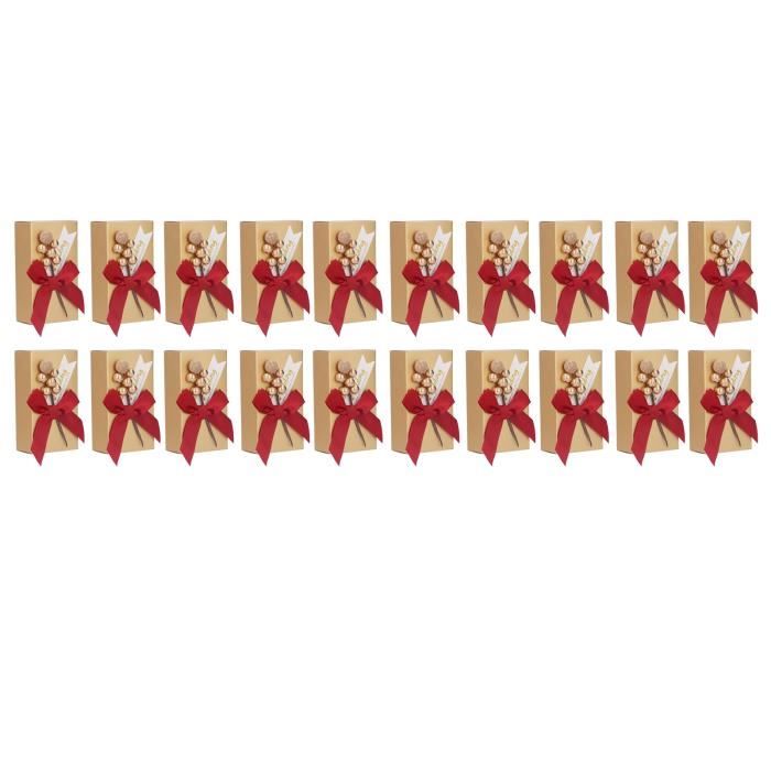 EBTOOLS kit coffret cadeau 20pcs coffrets cadeaux en or belle boîte de ...
