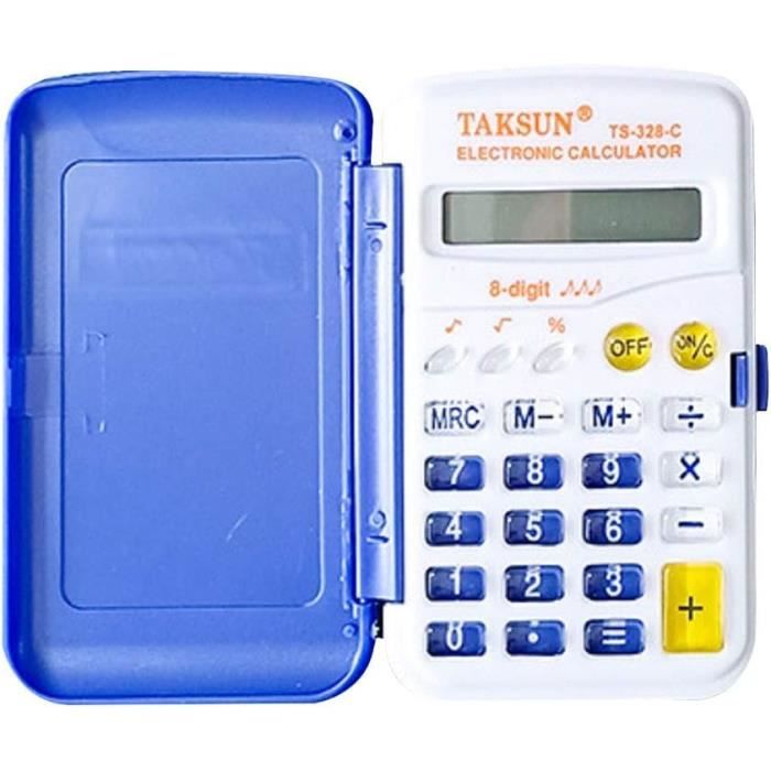Mini Calculatrice À 8 Chiffres Avec Couvercle Rabattable Et ...