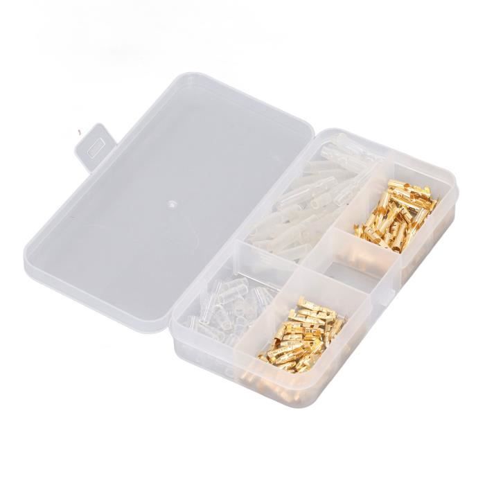EJ.life connecteur électrique de moto 120 Pcs Moto Connecteur Kit Électrique À Sertir Borne ...
