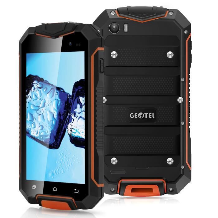 GEOTEL A1 4.5" 3G Smartphone Débloqué Orange Android 7,0 MTK6580M 1,3 ...