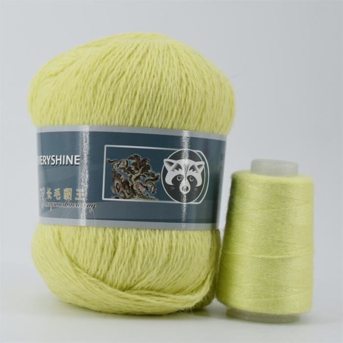 Fil de laine mérinos grossière tricoté à la main 70g pour fil de ...