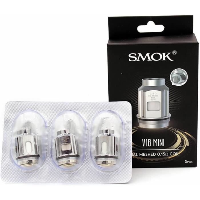 Original SMOK TFV18 Mini Dual Meshed 0.15ohm Coil(80-110w) E-Cigarette ...