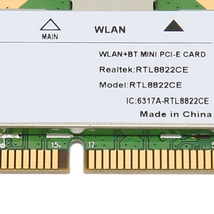 YID Carte WiFi Mini PCIe Carte Réseau Mini PCIe WiFi, Carte Fil ...