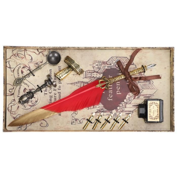TMISHION stylo plume trempette Stylo plume Set Gold Head Dipped Water ...