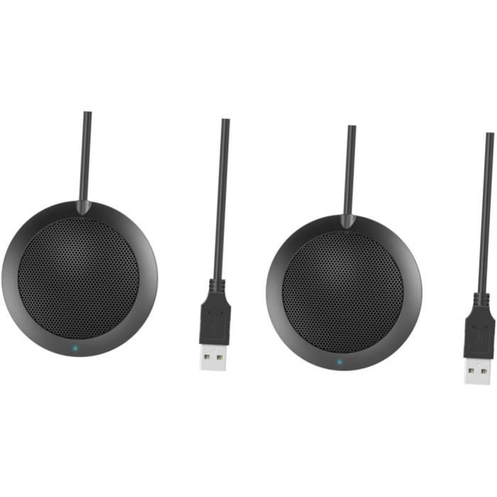 2 Pièces Microphone Pour Ordinateur Usb Micro Petit Micro Pince De ...