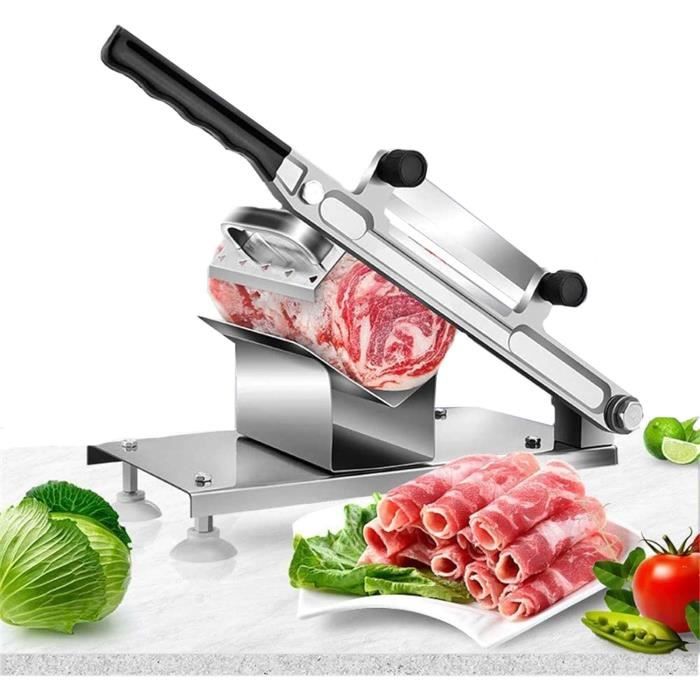 Trancheuse À Viande Congelée Manuelle Coupe-Viande En Acier Inoxydable ...