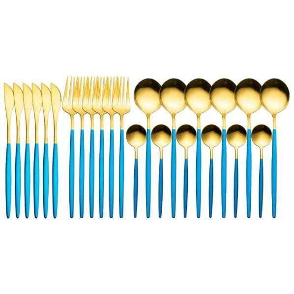 ZME13404-Service de vaisselle en acier inoxydable haut de gamme ...