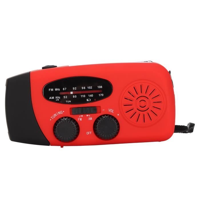 Zerone Emergency Radio, Radio Plastic Portable for Outdoor Modèle ...