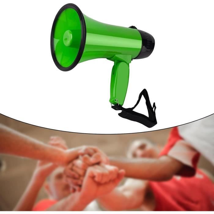 Mégaphone Portable 25W Bullhorn Speaker 240S Enregistrement, Vert[u1705 ...