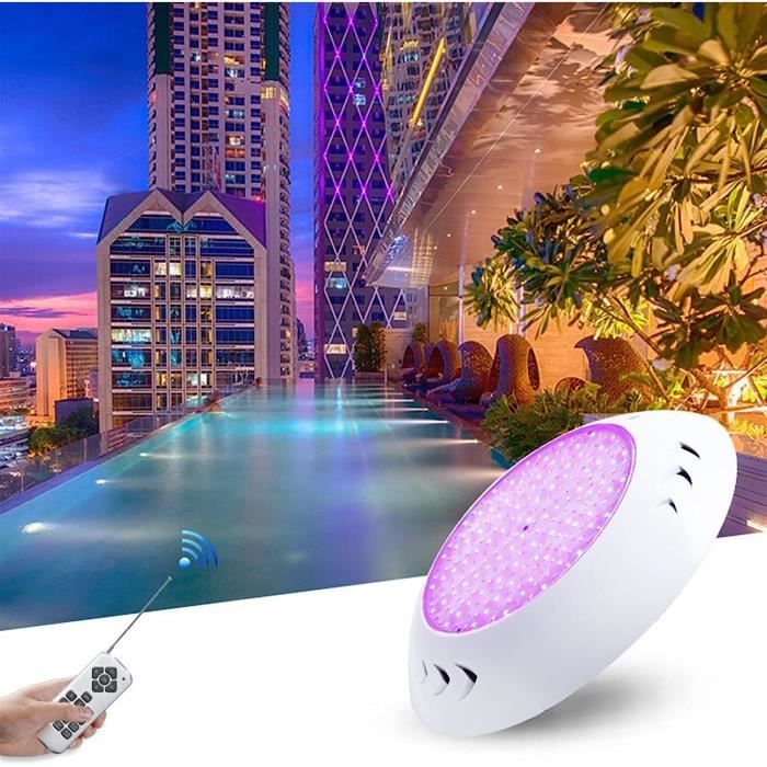 , La Piscine De La Résine Époxy Led Allume Les Lampes Sous-Marines ...