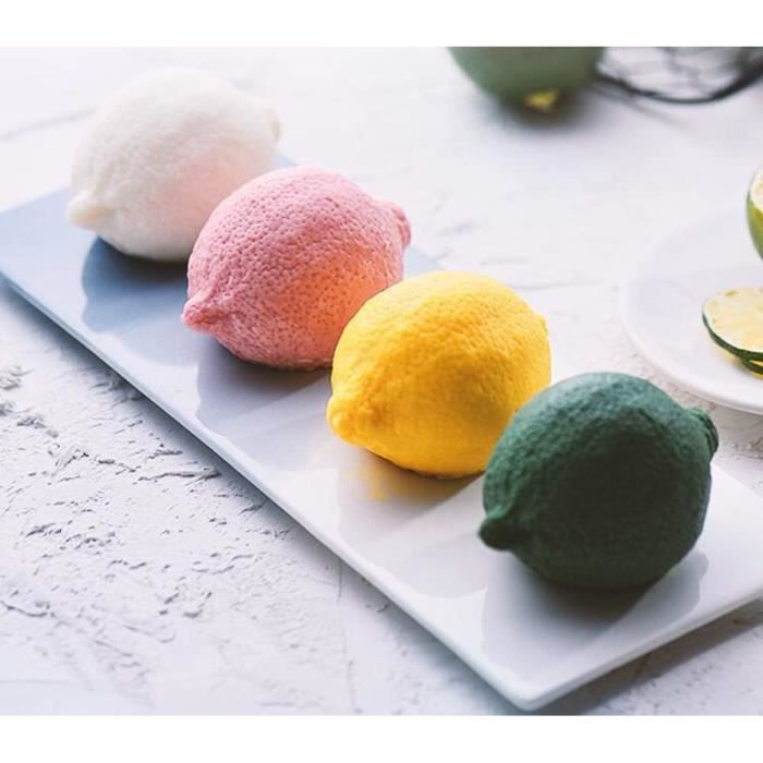 Moule Citrons, Limone 3D Citron Forme De Fruits Diy Cuisson Moule À ...
