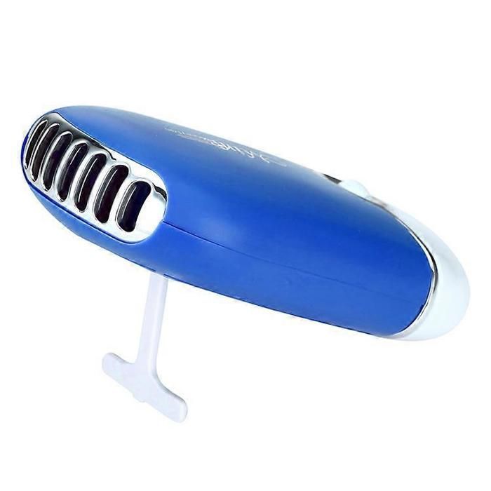 Mini ventilateur portable rechargeable par USB (bleu) - Cdiscount Bricolage