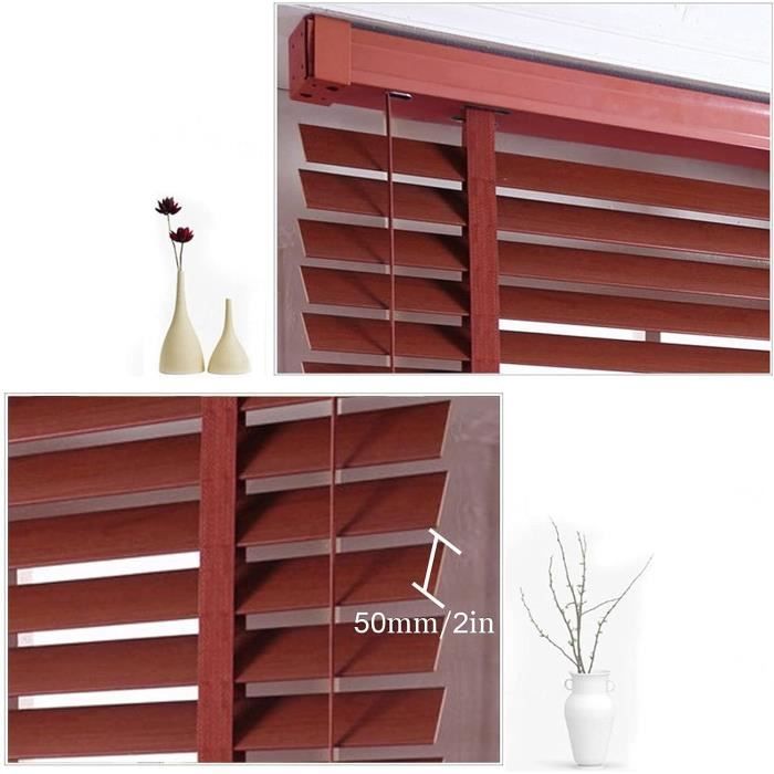 Stores De Fenêtre En Bois, Stores Vénitiens En Bambou, Rideaux De ...