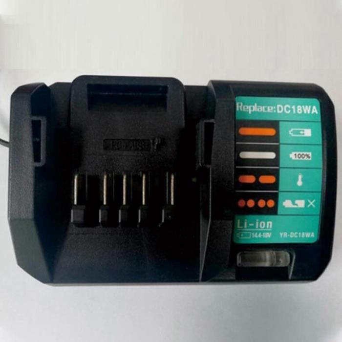 Batteries et Chargeurs,14.4V 18V Chargeur DC18WA pour Maktec MAKITA ...
