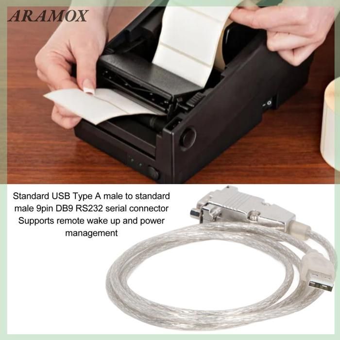 ARAMOX Adaptateur USB vers série USB To Serial Adapter 3.3ft USB To ...