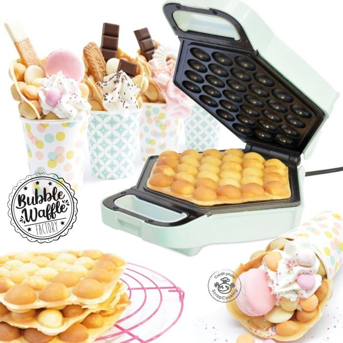 Bubble Waffle Factory - Machine À Gaufres Bulles De Hong Kong ...