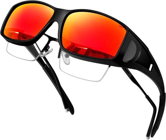 Surlunettes de Soleil Polarisées pour Homme et Femme, Lunettes de ...
