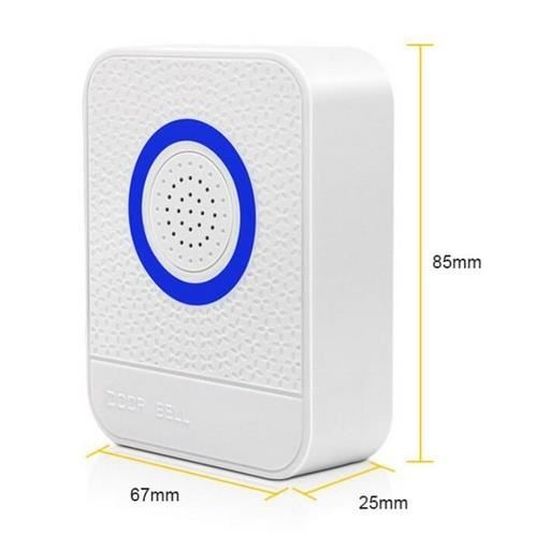 Sonnette - carillon,Sonnette filaire DC 12V,contrôle d'accès filaire ...