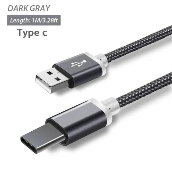 Câble connecteur extra long de type C pour Blackview,câble d ...