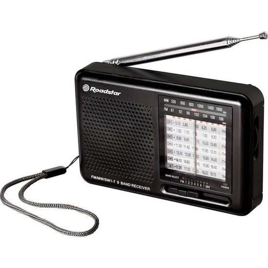 Radio de voyage multibandes analogiques ROADSTAR TRA 2989 - Fréquence ...