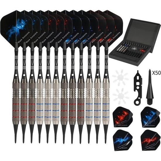 Rose Kuli Flechette Pointe Plastique Fléchettes 12 pcs 18g Flechettes ...