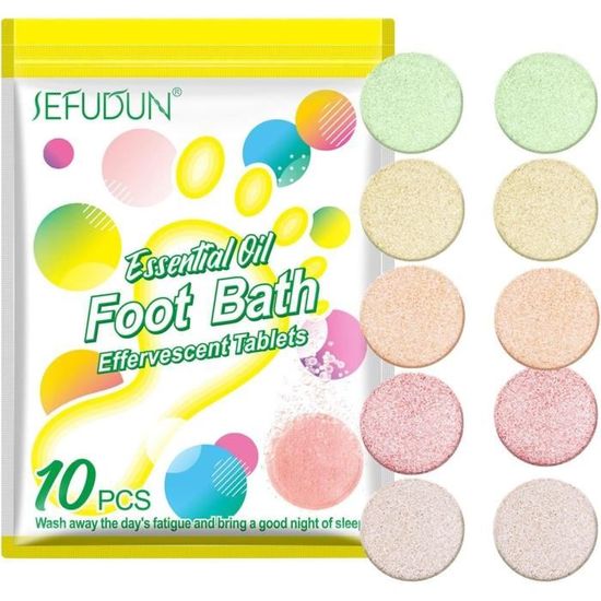 Bain De Pieds Amincissant | Comprimés Effervescents Pour Les Pieds ...