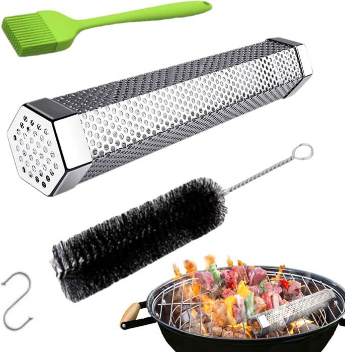 Panier De Gril Roulant Paniers De Gril Pour Gril Extrieur - Panier Hexagonal Pour Barbecue En ...