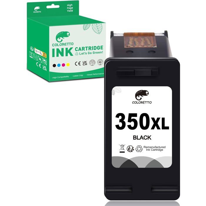 350Xl Cartouches D'Encre Remanufacturées Pour Hp Cartouche 350 351 Xl ...