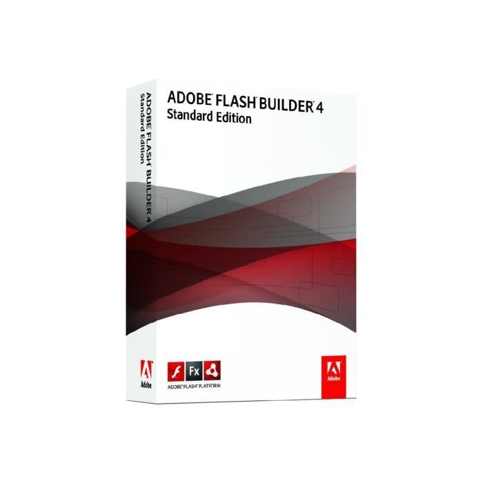 Adobe Flash Builder Standard (version 4 ) pack de boîtiers (mise à niveau) 1 utilisateur DVD Win ...