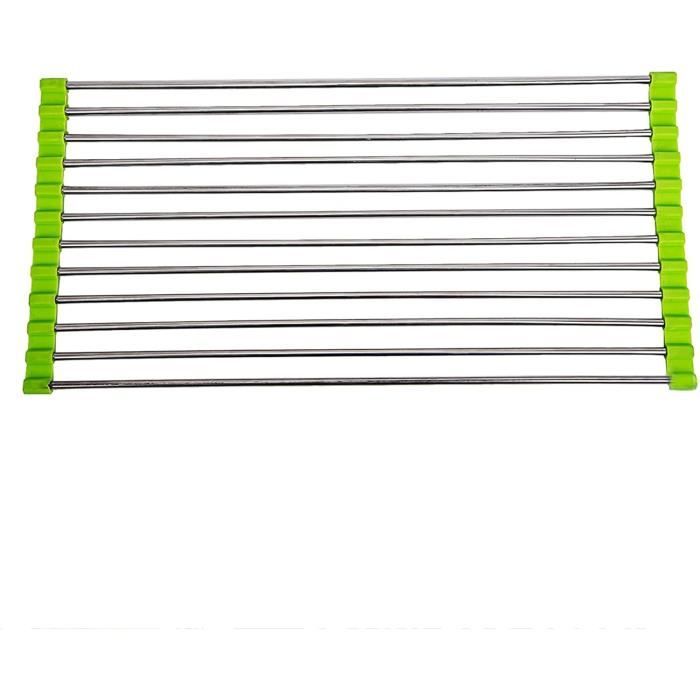 Égouttoir À Vaisselle Enroulable En Acier Inoxydable Séchoir À ...