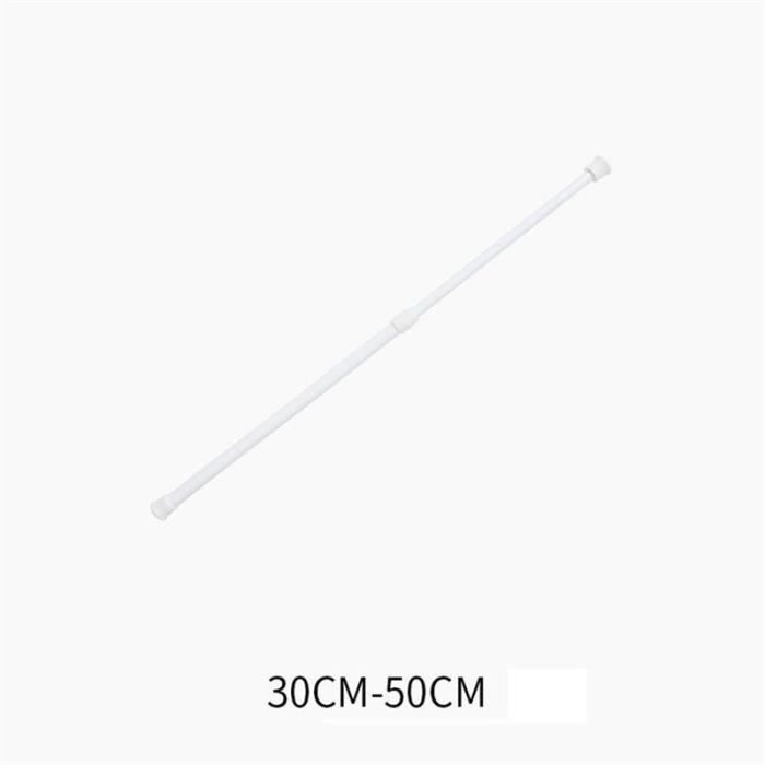 Crochet de barre télescopique - Polyvalent - 30-50 cm - Blanc - Quatre ...