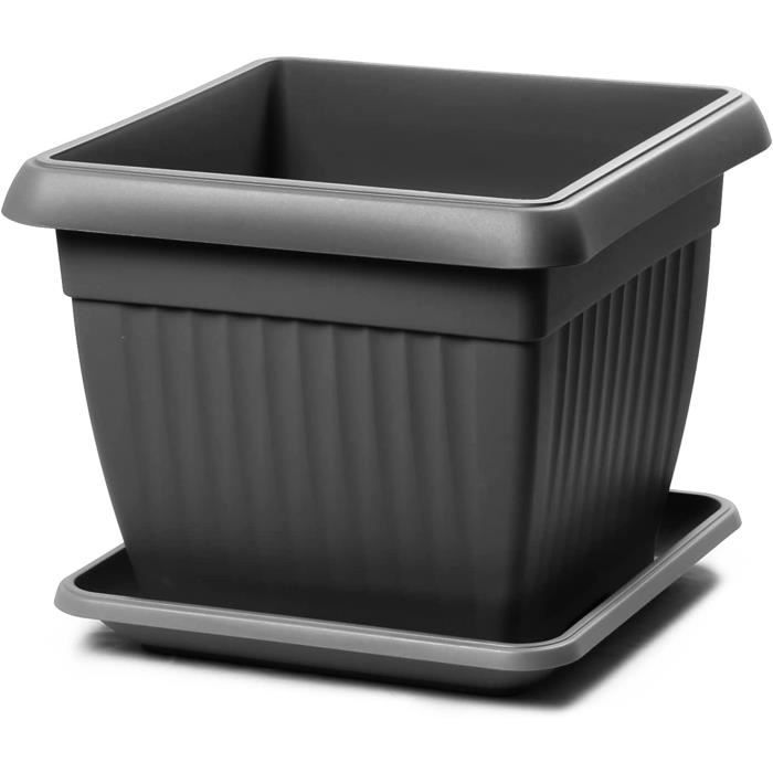 Pot De Fleurs Avec Soucoupe Pour Plantes Utilisation En Intérieur Et ...