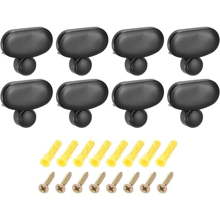 Sourcing Map Miroir Clips 8pcs 3-5mm Épais Montage Mural Flottant Verre ...