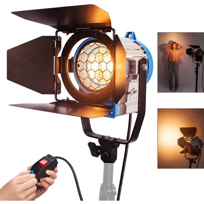 Projecteur Fresnel Tungstène - 300W - 3200K - Dimmable - Eclairage ...