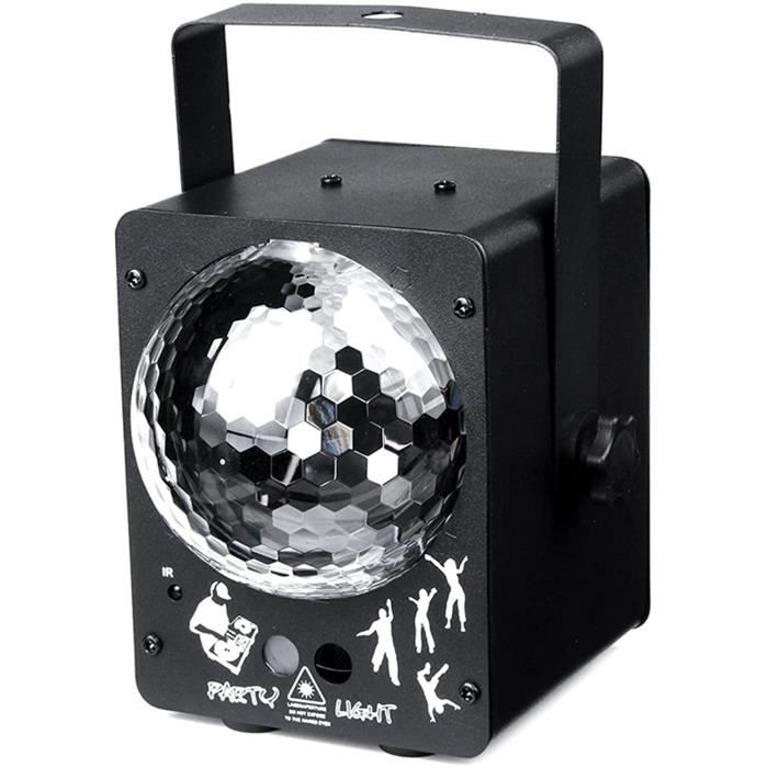 Luminaires à tête rotative 60 Motif Son Activé Disco Ball Fête Blight ...