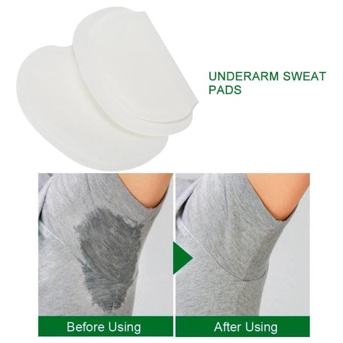 Anti-transpirants Antisudorifique Tapis Blanc De Underarm Sweat Pads ...