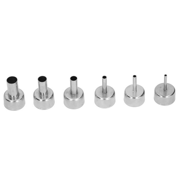 HEG Buse De Station De Soudage 6 Pièces Pistolet À Air Chaud Buse Pistolet À Chaleur Kit De Buse ...