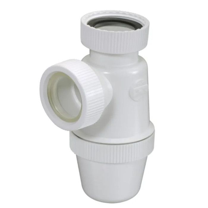 Siphon lavabo PVC-C à visser, écrou 33 x 42 pour eau très chaude ...
