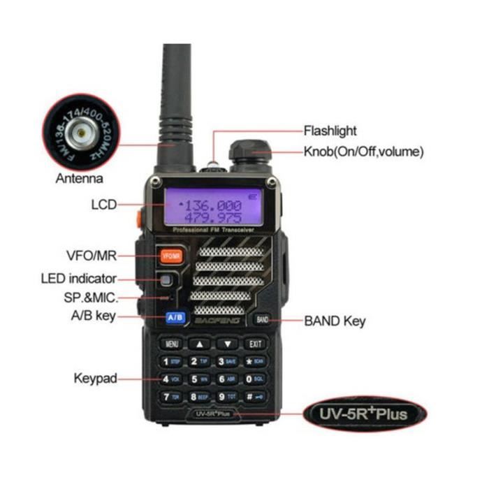 Baofeng Talkie Walkie UV-5RE PLUS Dual Band Radio VFO - Cdiscount ... Baofeng Talkie Walkie UV-5RE PLUS Dual Band Radio VFO - Cdiscount ...