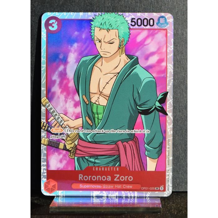 Carte Pokémon Roronoa Zoro Super Rare OP01-025 SR NEUF FR - Cdiscount ...