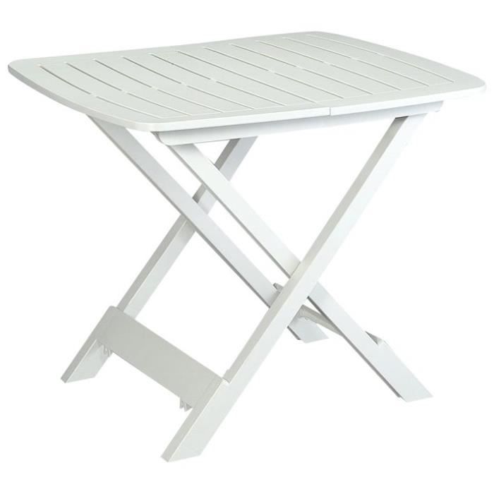 Table Pliante Multi Usage Blanche