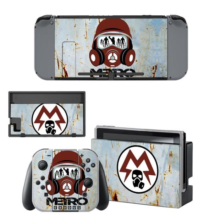 Sticker pour Nintendo Switch, Metro Exodus Kit Autocollant Skin ...