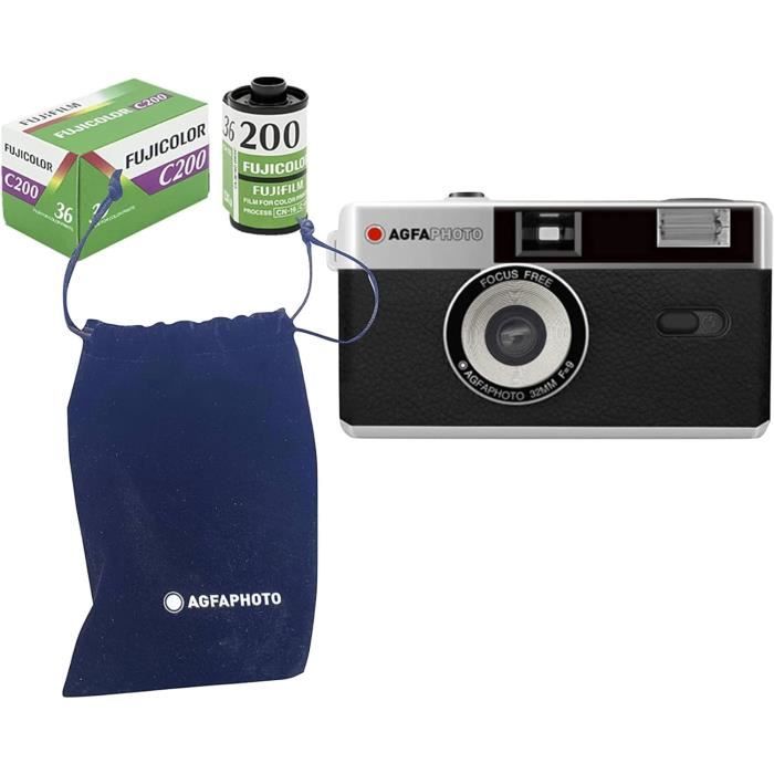 AgfaPhoto Analogue 35 mm Compact Film Camera Set: pellicola per ...