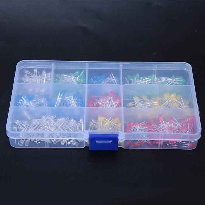 Diode Lumineuse Led 3 Mm - Boîte Robuste - Diode Lumineuse De 3 Mm ...