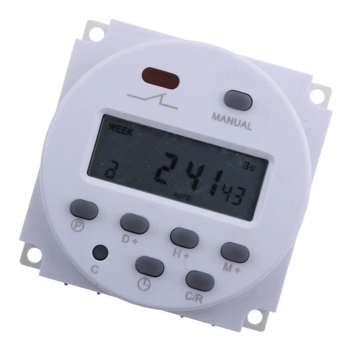 PROGRAMMATEUR D'ARROSAGE Minuterie numérique programmable 1 pièce fenteer - Cdiscount Jardin